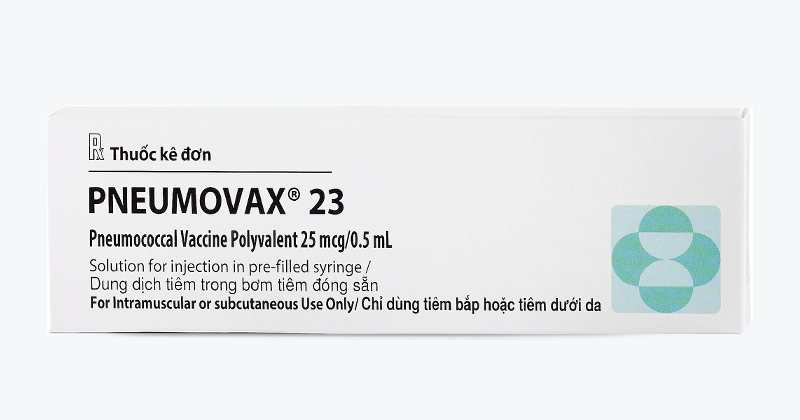 Vắc xin Pneumovax 23 (Mỹ): Phòng các bệnh do phế cầu khuẩn
